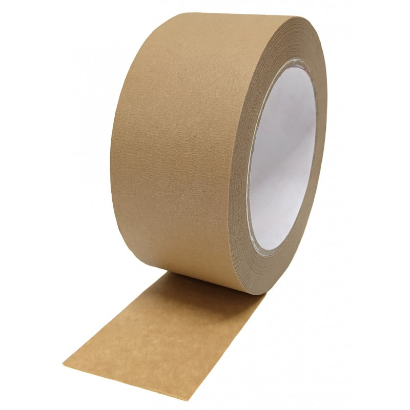 Cinta de Papel Kraft Engomada 48mm x 50mt - Manualidades Badabadoc Art